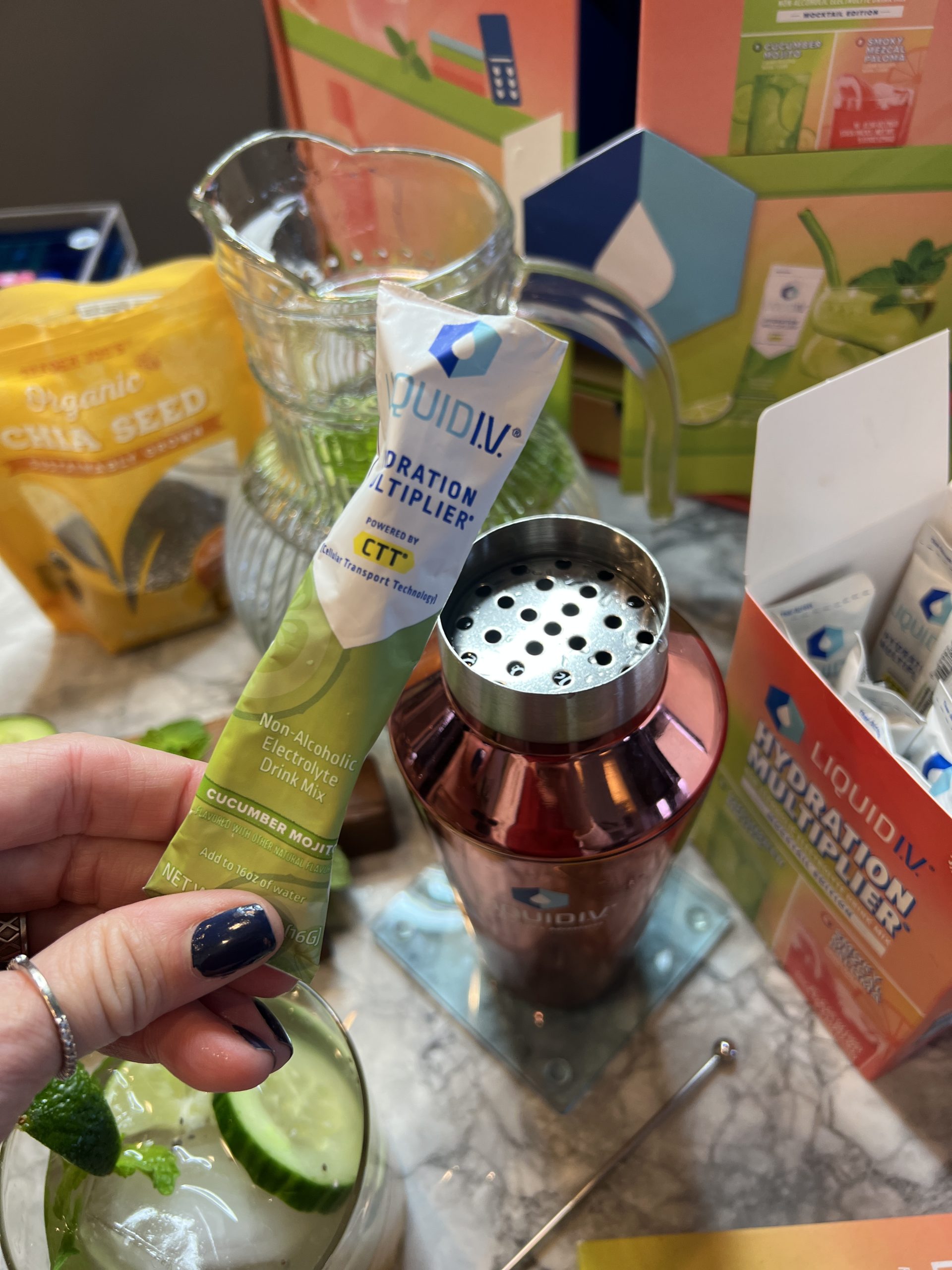 Hydrate & Fiber Mocktail with Liquid IV - Dear D'Arcy