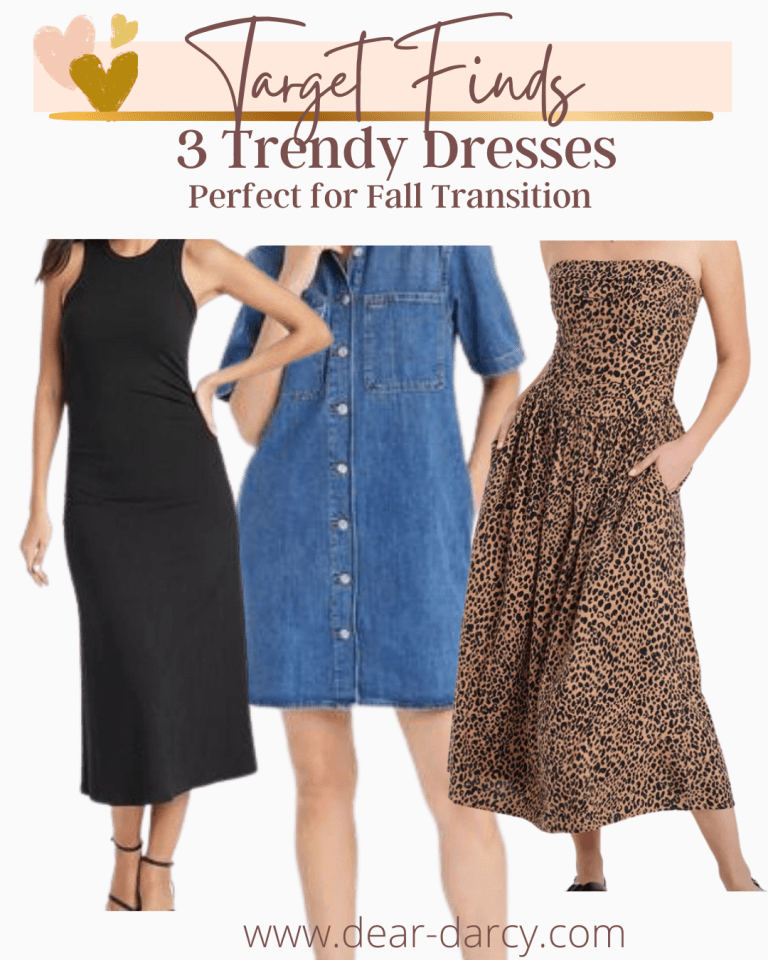 3 Trendy Dresses from Target Perfect for Fall Transition - Dear D'Arcy